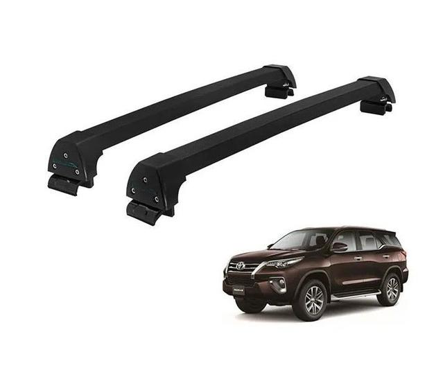 Rack Teto Alumínio Preto Hilux Sw4 16/ Longarina Integrada - LONG LIFE ...
