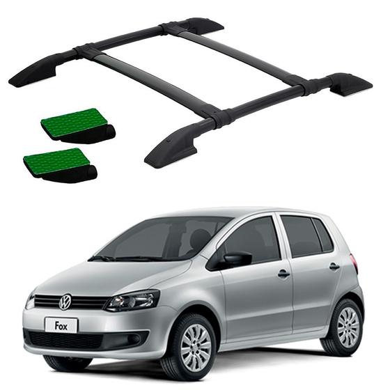 Rack Teto Bagageiro Fox 2009 2010 2011 2012 2013 Preto Cola. - Solar ...