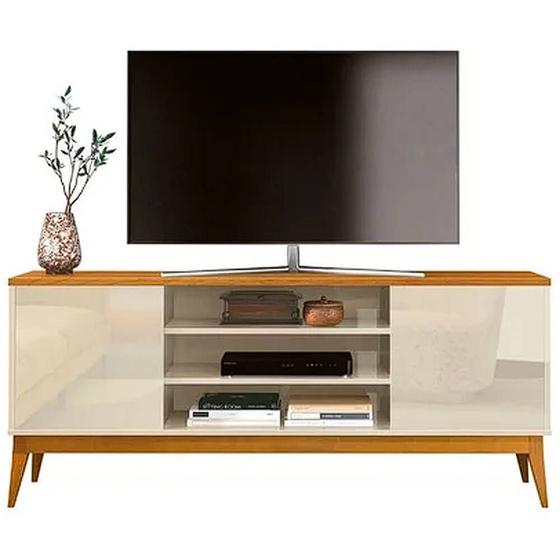 Rack Titan para TV até 60 Polegadas EDN Móveis Cor Off White Cedro ...