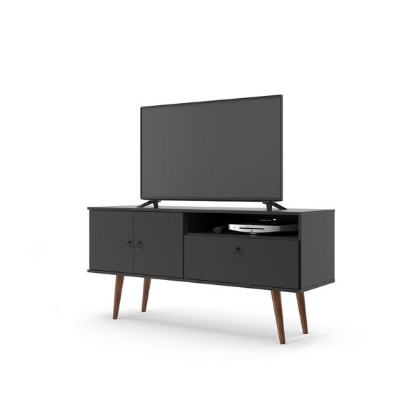 Rack Topázio Preto - Patrimar Móveis - Rack - Magazine Luiza