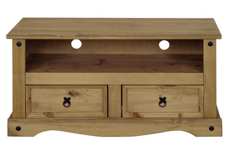 Rack TV 2 Gavetas em Madeira de Pinus em Cera - Ripke - Rack - Magazine ...