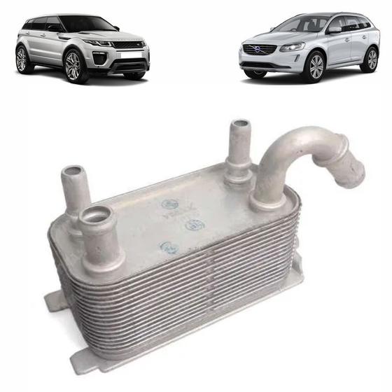 Radiador resfriador trocador calor oleo cambio land rover evoque 2.0 ...