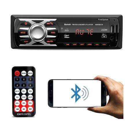 Rádio Auto Rádio Som Automotivo Bluetooth Mp3 Player Fm Usb Aux Sd Som pra carro bluetooth ls ...