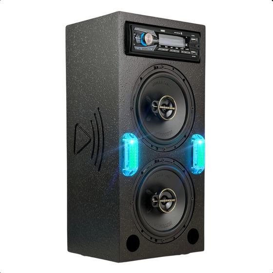 Rádio Caixa De Som Alto falante P/casa Bar Rancho Churrasco Eventos Usb ...