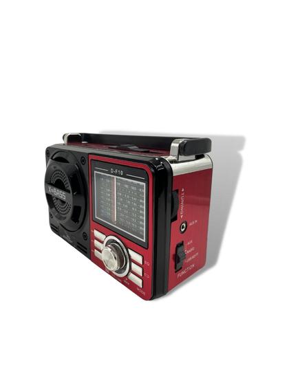 Radio Caixa De Som Portátil 8W Retro Usb D-F10 Grasep - Caixa de Som ...