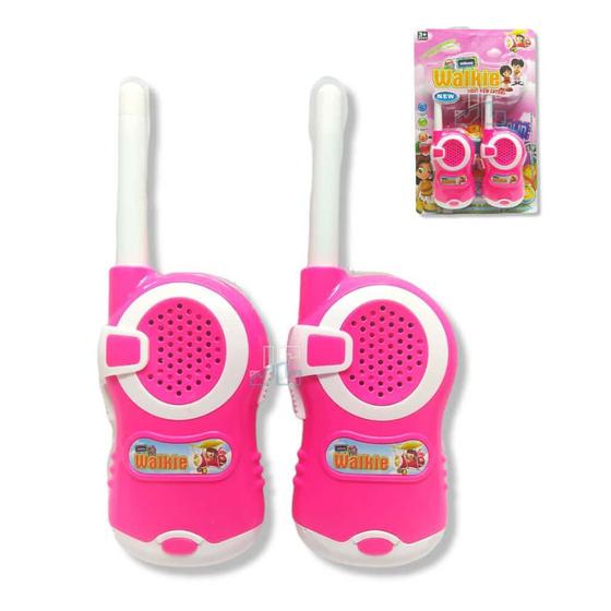 Rádio Comunicador Walk Talk Infantil Meninas Crianças Brinqu - walki ...