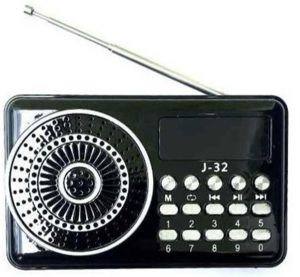 Rádio fm portátil digital recarregável usb - Ltomex - Rádio Portátil ...