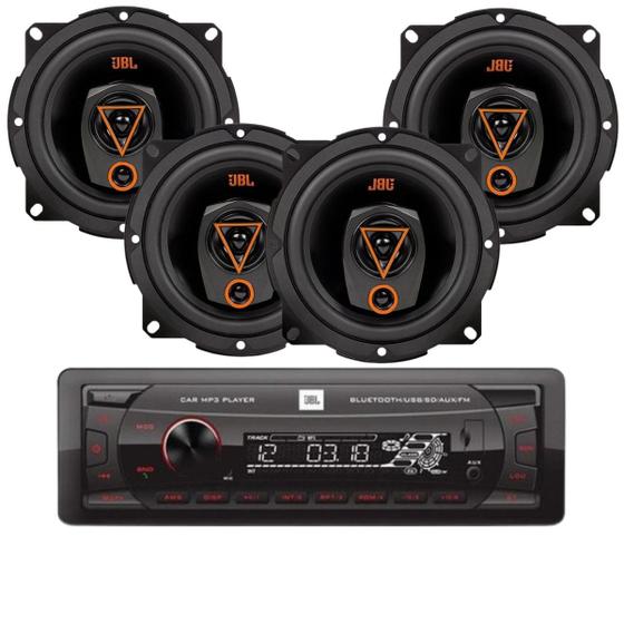 Rádio JBL Celebrity 100 Bluetooth/USB/SD/FM/Auxiliar + 4 Alto Falantes ...