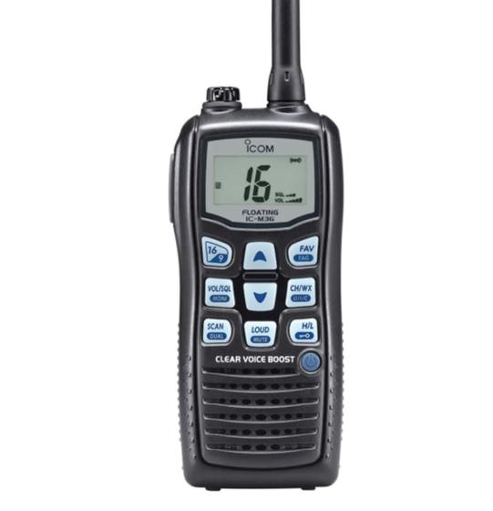 Rádio Marítimo Icom Ic-M36 Submersible Novo Original - Rádio ...