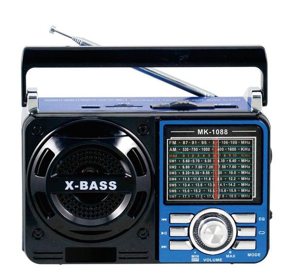 Rádio Portátil Am Fm A Pilha E Energia Usb Recarregável Bluetooth ...