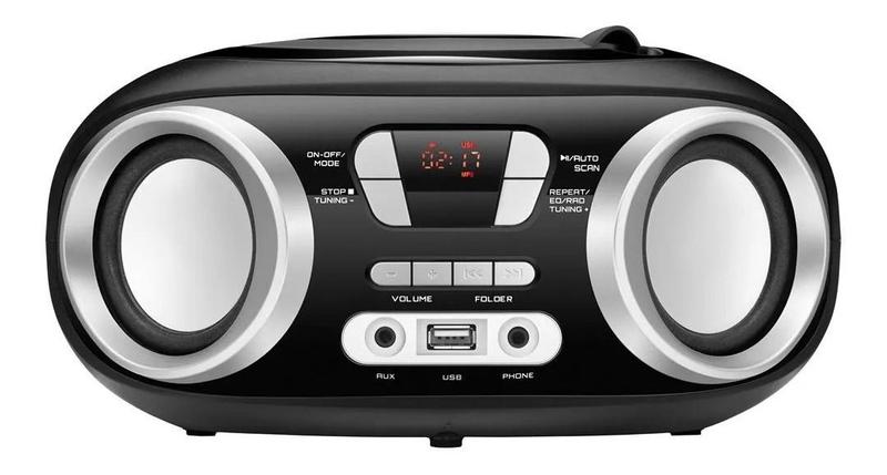 Radio Portátil Boombox Nbx-13 Bivolt Up Black Mondial Cor Preto ...