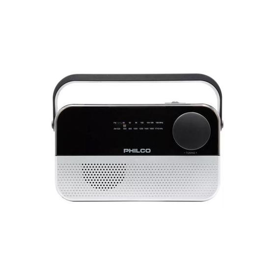 Rádio Portátil Philco Pjr2200Bt Sl Am Fm Aux 220V Preto - Vila Brasil ...