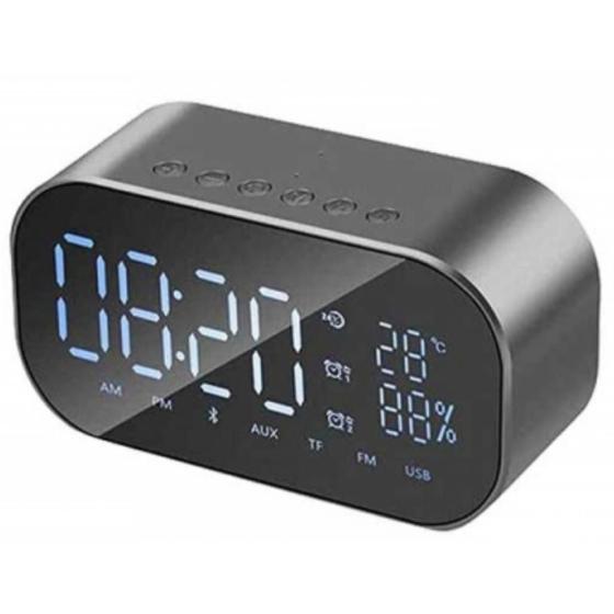 Radio Relógio Digital Com Despertador E Bluetooth - Hoopson - Rádio ...