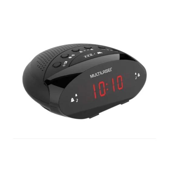 Rádio Relógio Digital Usb Com Função Timer Multilaser Sp399 - Rádio ...