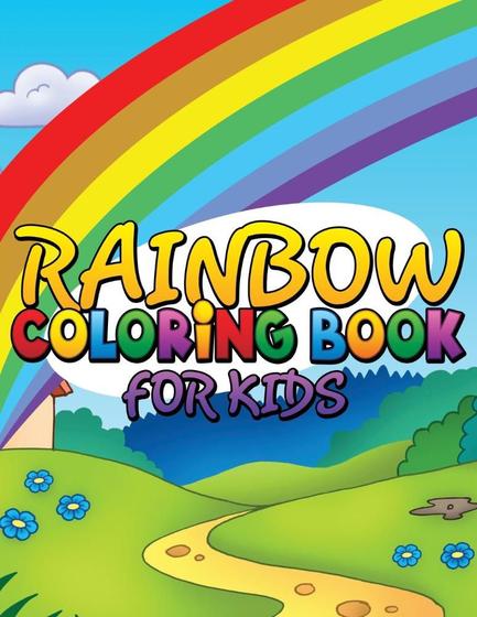 Rainbow Coloring Book for Kids - - Livro de Colorir - Magazine Luiza
