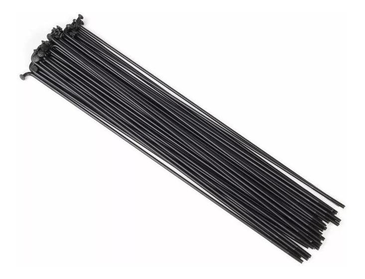 Raio Inox Richman Spokes Preto Com Niple Pacote 36Un 290mm - Jogo de ...