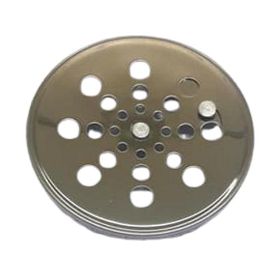 Ralo Grelha Inox Redondo 10x10 com Fecho sem Caixilho - Clarinox - Ralo ...