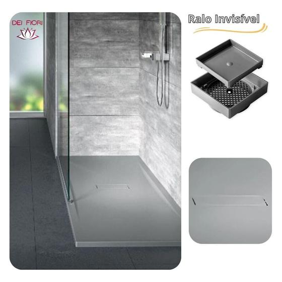 Ralo Oculto 10x10 Seca Piso Porcelanato Inteligente - Ralo Invisível ...