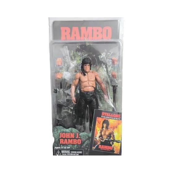 Rambo First Blood NECA Action Figure PVC Modelo Colecionável ...
