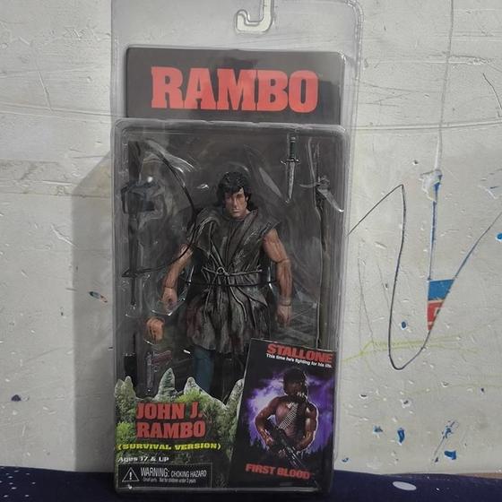 Rambo First Blood NECA Action Figure PVC Modelo Colecionável ...