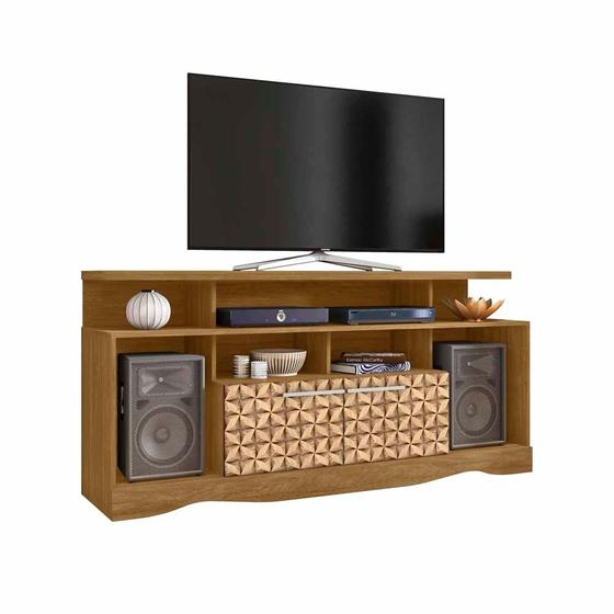 Raque Tv Para Sala Com Porta E Prateleira 160 Cm Cor Marrom - Bechara ...