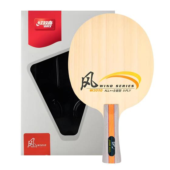 Raquete De Tênis De Mesa Allround DHS W3010 Wind Series 5 Ply Wood Spin Control Loop Ping Pong ...