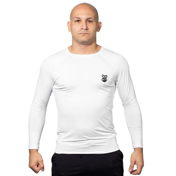 Rash Guard Manga Longa Masculina Jiu Jitsu Camiseta Treino Esportiva ...