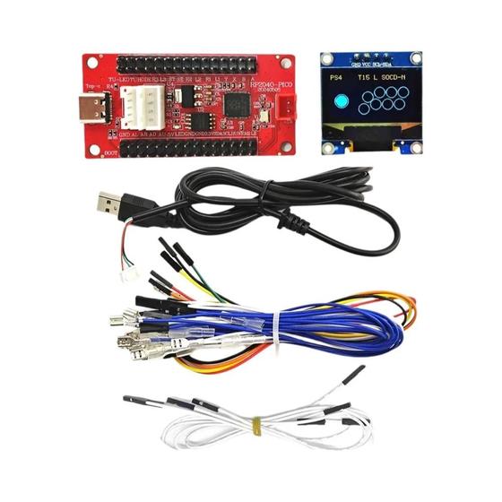 Raspberry Pi Pico Zero Placa Usb Arcade Joystick Controlador Diy Peças ...