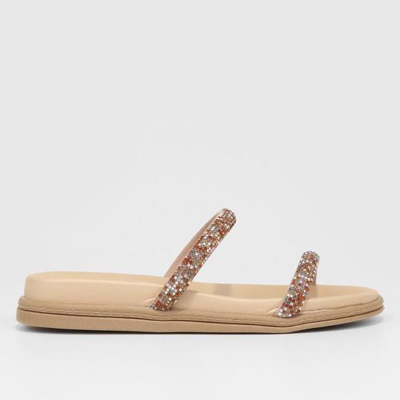 Rasteira Beira Rio Brilho - Rasteirinha Feminina - Magazine Luiza