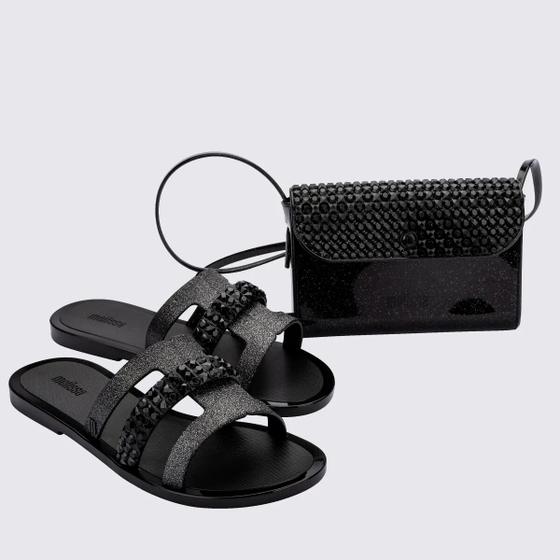 Rasteira + bolsa Melissa Desire AD - 35741 - Kit Feminino - Magazine Luiza