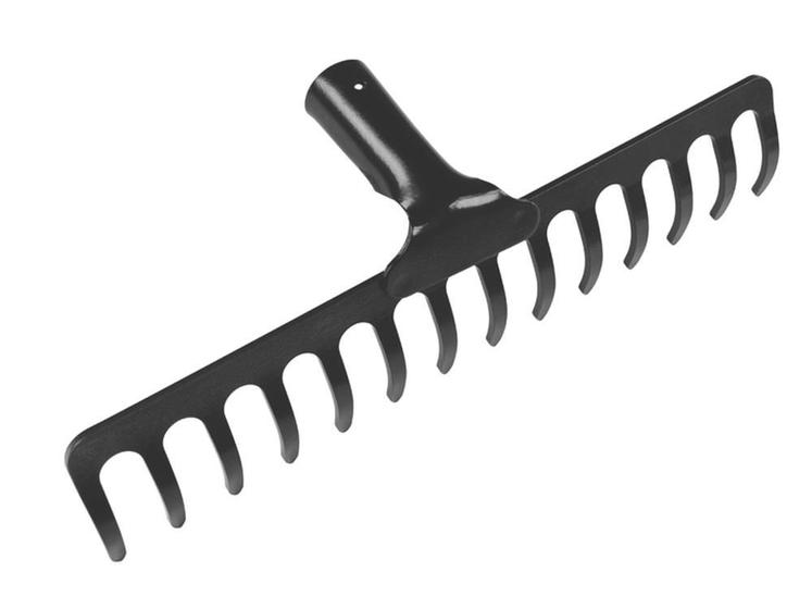 Rastelo ancinho metalico curvo pesado 14 dentes sem cabo tramontina ...