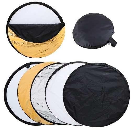 Rebatedor De Luz Fotográfico E Difusor 5 Cores Dobravel 110cm - 11436 ...