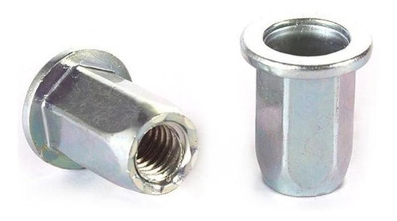 Rebite De Rosca Interna M4 Sextavado Com 100 Peças - Internacional ...