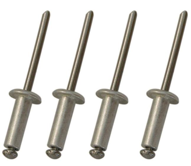 Rebite Pop 3 x 10 mm = Aluminio 310 Maciço 1000 pcs - New-fix - Rebite ...