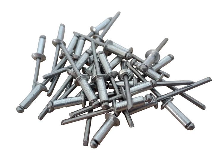 Rebite Pop Repuxo Alumínio Natural 312 3,2 X 12 New-Fix 100pç - Rebite ...