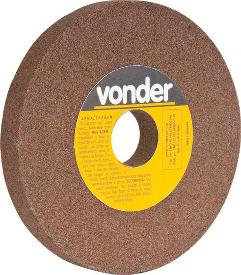 Rebolo reto 152,4x19,0x31,8 100/120 fino marrom uso geral - Vonder ...