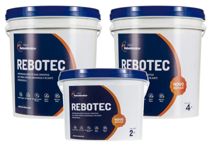 Rebotec 10kg - Impermeabilizante - Magazine Luiza