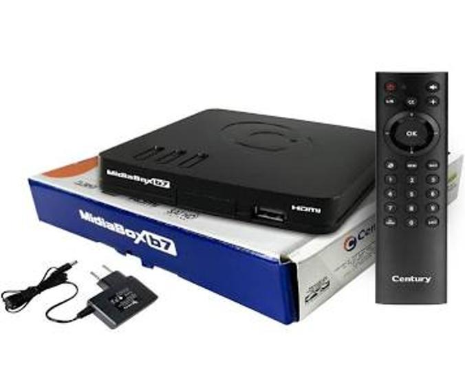 Receptor Digital Century Mídia Box B7 p Antena ku - Receptor - Magazine ...