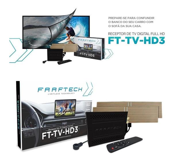 Receptor Tv Digital Full Hd C Entrada Usb Faaftech Ft-tv-hd3 - Receptor ...