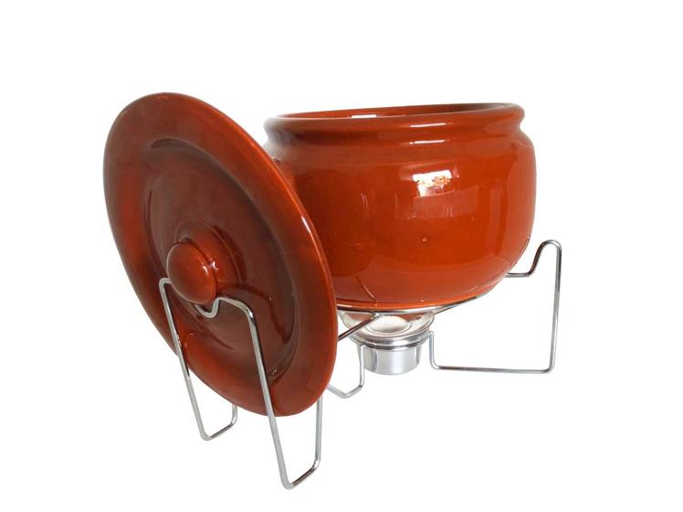 Rechaud Caçarola Sopa Feijoada n5 8l Em Cerâmica De Barro - Motta ...