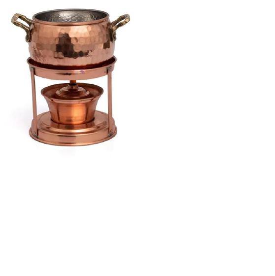 Rechaud De Cobre Para Fondue De Queijo Chocolate 700 Ml - Decobremetais ...