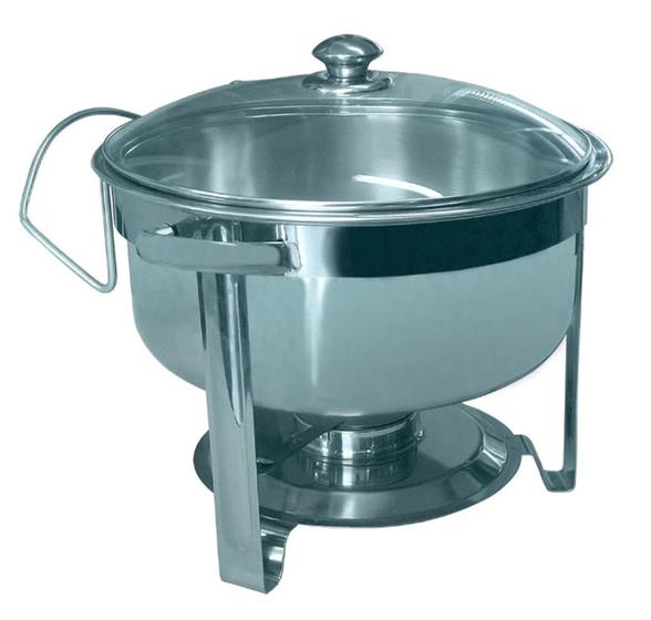 Rechaud Redondo 7,5L RRTV7 Aço Inox Tampa Vidro Temperado - ORCIL ...