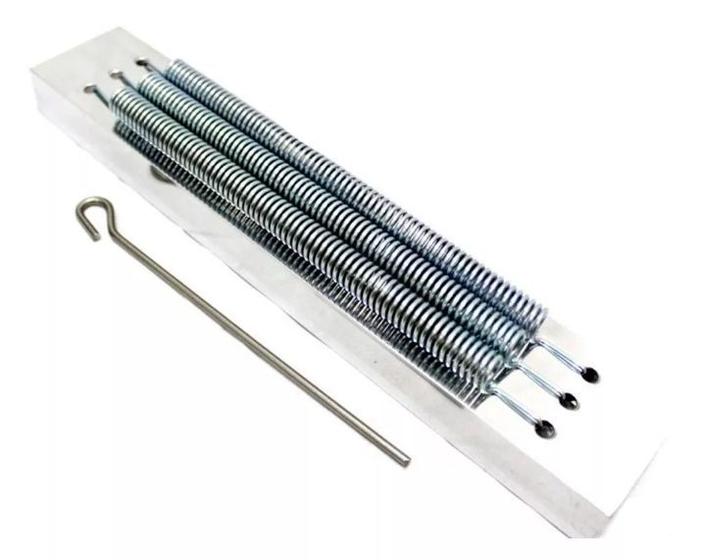 Reco Reco Luen Percussion Pop 3 Molas Alumínio - Reco Reco - Magazine Luiza