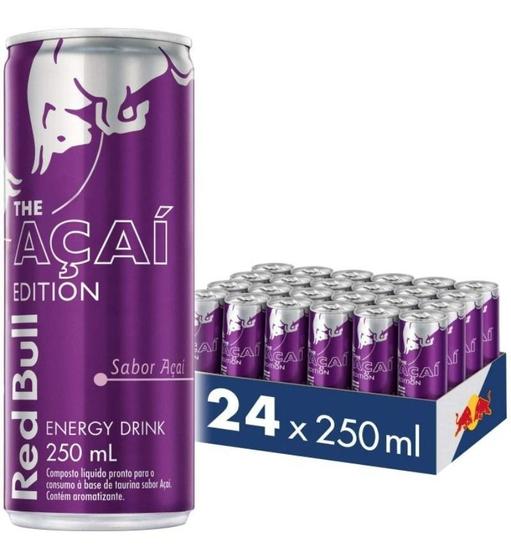 Red Bull Açai Caixa C/24 Latas De 250ml - Bebida de Açaí - Magazine Luiza