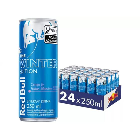 RED BULL Cereja e Frutas Silvestres Winter Edition 250ml 24x - Reb Bull ...