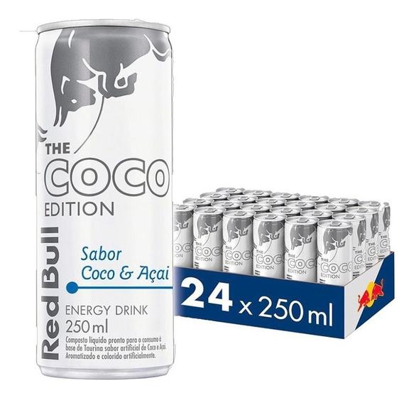 Red Bull Coco Caixa C/24 (250ml) - Bebida Energética - Magazine Luiza