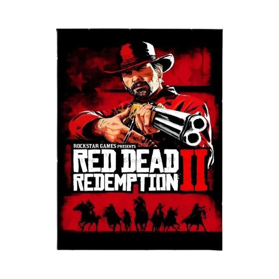 Red Dead Redemption 2 Game Poster Autoadesivo À Prova D'água Adesivo De ...