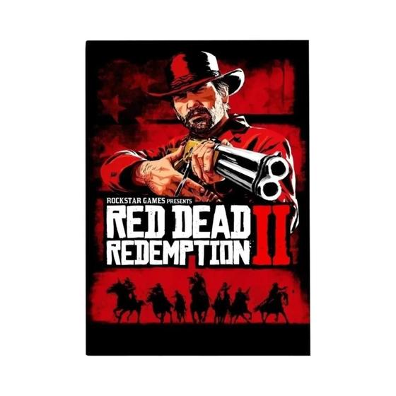 Red Dead Redemption 2 RDR2 HD Art Poster Decoração De Parede À Prova D ...