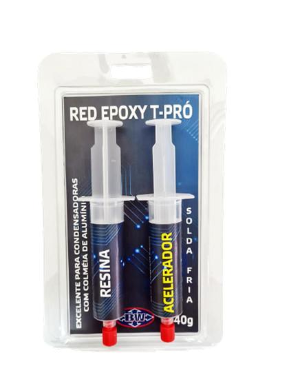 Red Epoxy T Pro - Solda Fria P/ Serpentina, Tubos, Plásticos - Bras Weld - EPI - Magazine Luiza