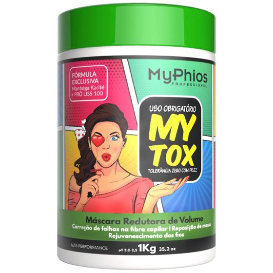 Redutor De Volume Myphios Botox De 1l 1kg My Phios Cuidados Com O